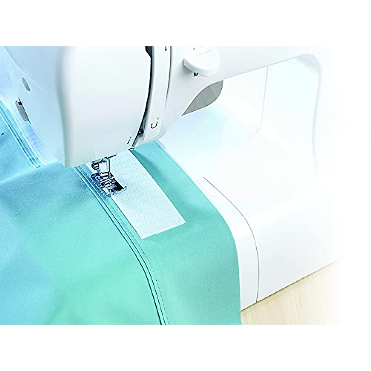 VELCRO Brand Sew On Fabric Tape-Substitute for Snaps Buttons or Zippers-Alterations and Hemming-15ft Bulk Pack Hook and Loop Fastener, White