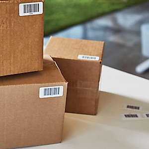 CEPRICO - Direct Thermal Labels 2.25 x 1.25 | 1000 Labels per Roll |10 Rolls | Perforated Barcode Address Labels | Compatible with Zebra & Rollo & MUNBYN Desktop Printers | Excellent for Amazon FBA