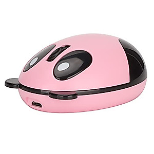 Kafuty-1 2.4G Wireless Mouse,Cute Animal Ergonomic Computer Mouse with USB Receiver,Rechargeable USB Optical Mice,1200DPI Cordless Mouse for Notebook,PC,Laptop,Computer