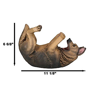 Ebros Lifelike Purebreed Pedigree Canine Adorable German Shepherd Dog Wine Bottle Holder Figurine Statue As Kitchen Wine Cellar Centerpiece Decor Storage Organizer (German Shepherd)