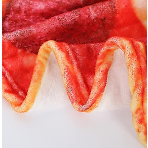 BENEDICT Pizza Blanket for Baby 36 inch Novelty Food Pizza Blanket Soft and Funny Flannel Blanket Suitable for Baby Gifts for Baby Shower Boy Girl