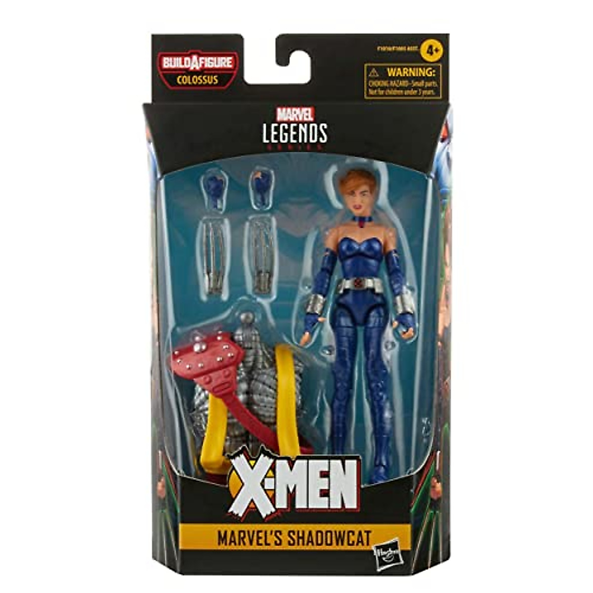 Marvel Hasbro Legends Series 6-inch Scale Action Figure Toy Marvel's Shadowcat, Premium Design, 1 Figure, 4 Accessories, and 1 Build-A-Figure Part