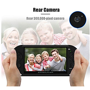 Portable X9 Retro Video Game Console 5.1 Inch Screen 8GB Handheld Gaming Player (Black)