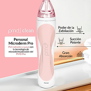 PMD Personal Microderm Pro - At-Home Microdermabrasion Machine with Kit for Face & Body -5 Piece set(Pack of 1), Blush