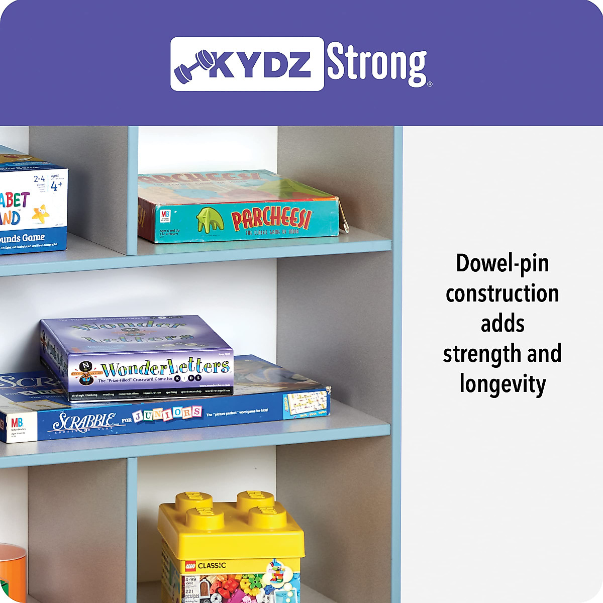 Rainbow Accents® Standard Bookcase - Gray