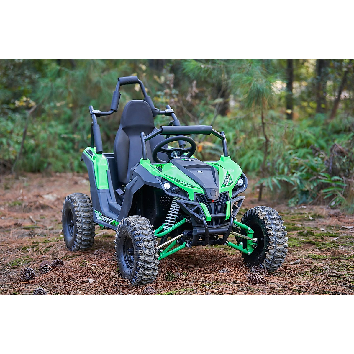 MotoTec Raider Kids UTV 48v 1200w Full Suspension Red