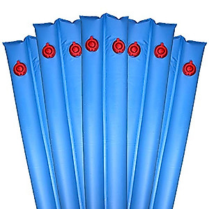 Pool Mate 1-3805-05 Heavy-Duty 16 Gauge 4-Foot Blue Winter Water Bag For Swimming Pool Covers, 5-Pack