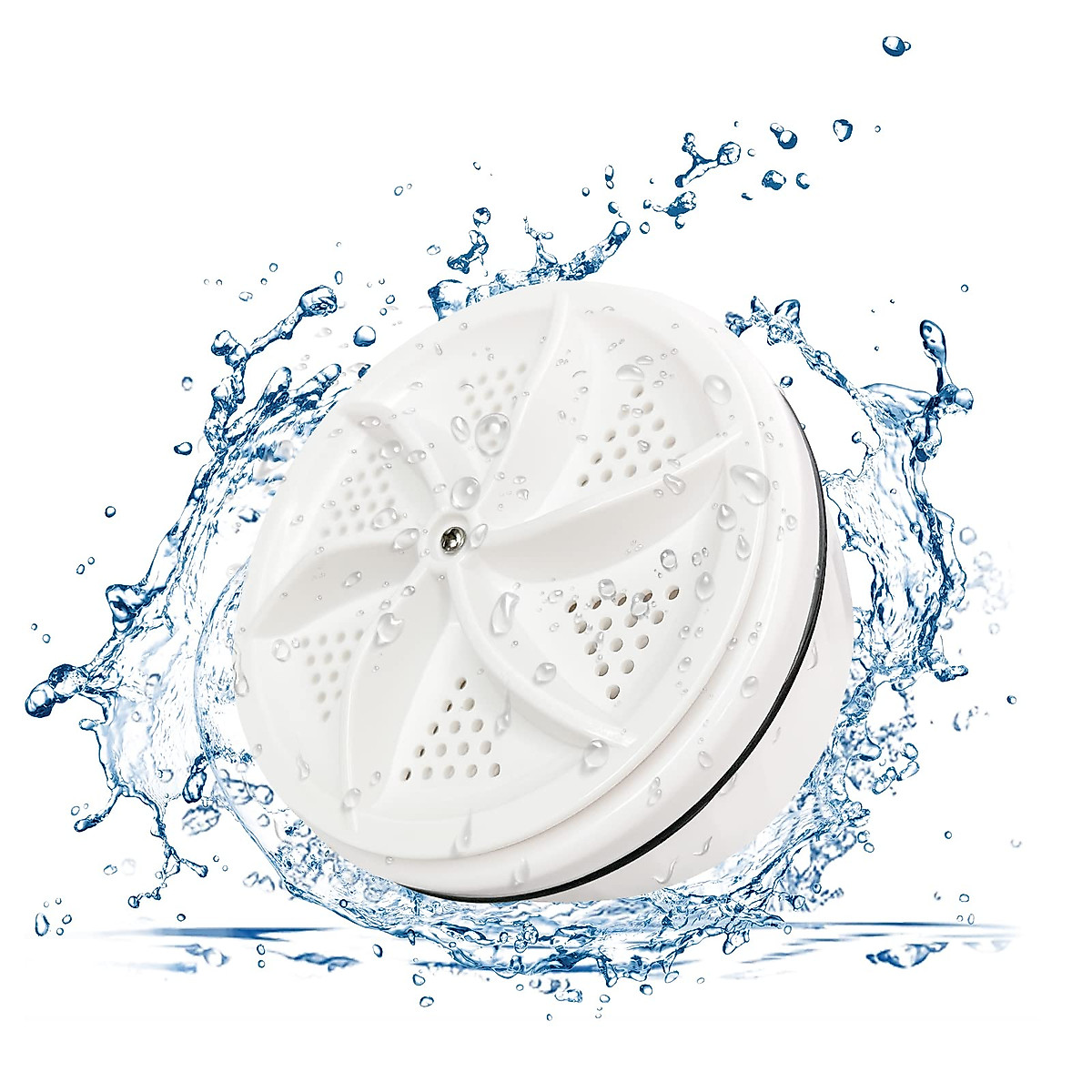 YOCEHOMI Portable Washing Machine, Portable Washing Machine for Sink, Mini Washing Machine, Turbine Washing Machine with USB, Suitable for Home, Business, Travel, College Room, RV, Apartment - White