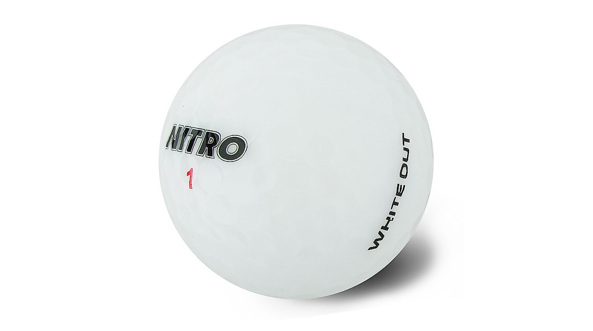 Nitro White Out Ball 15-Pack - Exceptional Distance
