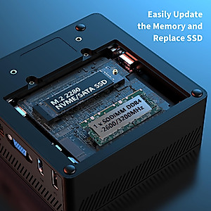 Fanless N100 Mini PC Firewall Micro Appliance,Intel 12th Alder Lake-N100 Dual Gigabit Ethernet Desktop Mini Computer 16GB DDR4 RAM 512GB NVME SSD,Home Office Business PC 4K Triple Display DP/HD/VGA