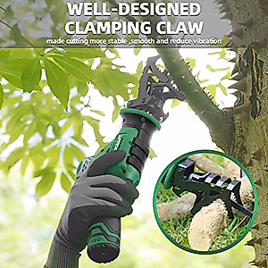 ALTOCRAFT 12V Cordless Reciprocating Saw with 2 Batteries,Portable Small Power Cutter w/Clamping Jaw,Variable Speed,Tool-Free Blade Change,3 Saw Blades for Wood/Metal/PVC Cutting