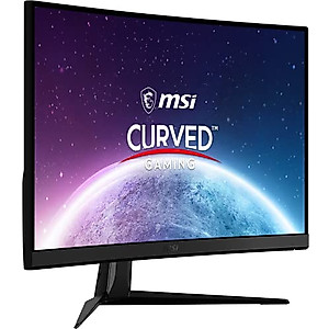MSI G27C4X 27" Curved Gaming Monitor, 1920 x 1080 (FHD), 1ms, 250Hz, FreeSync, HDMI, DisplayPort, Anti-Flicker, Anti-Glare, HDR Ready,Black