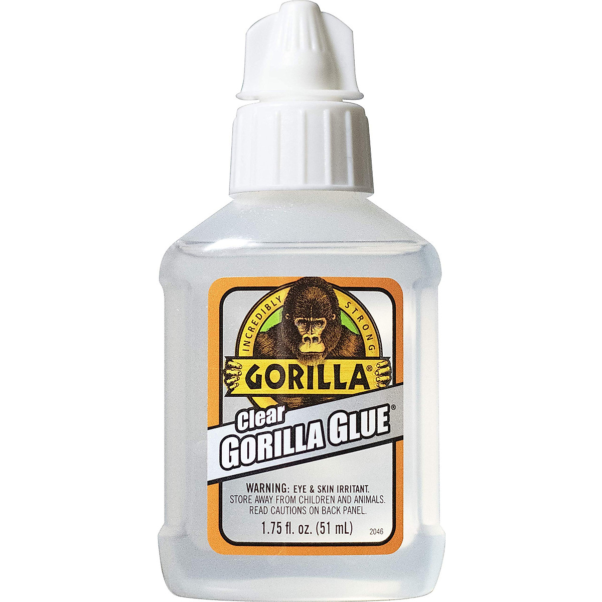Gorilla Clear Glue, 1.75 ounce Bottle, Clear (Pack of 1)