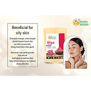 Herbs Botanica Rose Petal Powder Organic For Face Mask DIY masks | Skin Care, Aromatherapy | Natural and Chemical Free | No Added Preservatives or Colors 100g / 3.52 oz