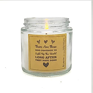 Memorial Candle Gifts Bereavement Present Sympathy Gift Ideas Lovers Friends Families, Natural Scented Candles - Candle Gift Set Vanilla Lavender (Vanilla Lavender, There are Those 3oz 3pack)