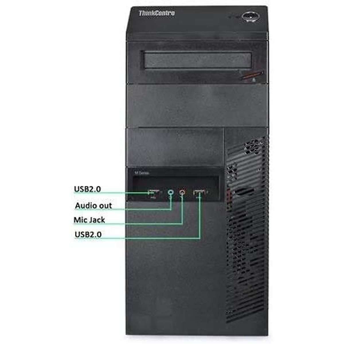 Lenovo ThinkCentre M82 Tower Desktop PC, Intel Quad Core i5-3470 up to 3.6GHz, 8G DDR3, 256G SSD, DVD, WiFi, BT 4.0, Windows 10 64 Bit-Multi-Language Supports English/Spanish/French(Renewed)