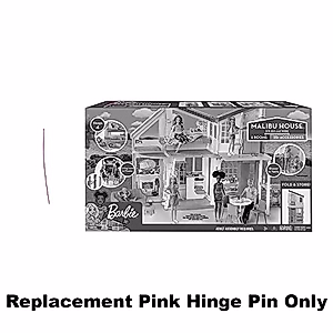 Replacement Parts for Barbie Malibu House Playset - FXG57 ~ Replacement Pink Hinge Pin