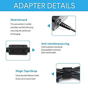 TAIFU 12V 4.17 60W 45W AC Adapter Power Cord Fit for Peloton Exercise Bike Console Model: PLTN-RB1VO PLTN-RB1V1 PLTN-RB1VQ GEN 1 2 3 1st 2nd 3rd Generation Tech ATS050T-P/A121 Power Supply