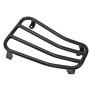 Motorcycle Scooter Footrest Luggage Rack Carrier for GTS 150 250 300 GTV 2017-2022 (Black)
