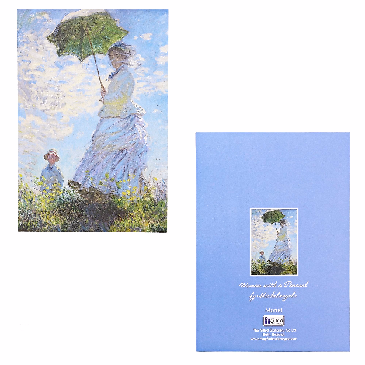 The Gifted Stationery 36-Count Assorted Box All Occasion Greeting Cards with Envelopes, Notecards, Artistic Design Inspired by Monet Painting, 5 x 3.5 in