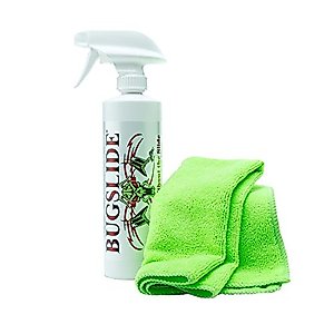 BugSlide 16 Oz Shop Kit with Microfiber Towel - Bug Remover and Automotive Polish - Multisurface Cleaning and Car Detailing Solution that Shines and Degreases without Scratching