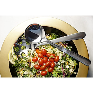 RSVP International Endurance Endurance Kitchen Collection Salad Serving Set, Dishwasher Safe, Set of 2, Stainless Steel