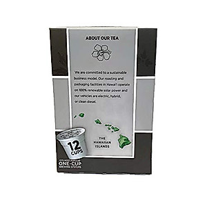 Hawaiian Paradise Tea (English Breakfast) Single Serve Cups 12 Count - Sustainably Produced in Hawaii, USA - Compatible with Keurig K-Cup Brewers
