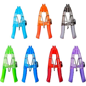 Kizmos Magnetic Multipurpose Bag Clips, Set of 7, Multicolored