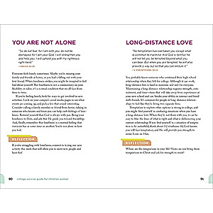 The College Survival Guide for Christian Women: 5-Minute Devotions for Strength, Reflection, and Calm