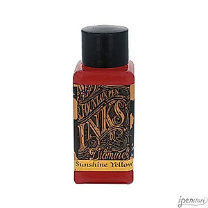 Diamine 30 ml Bottle Fountain Pen Ink, Sunshine Yellow
