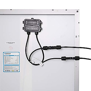 Renogy 15Ft 10AWG Solar Extension Cable with Female and Male connectors, 1 Piece, 15FT-10AWG, Black