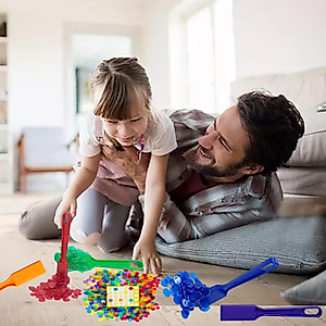 Yuanhe Magnetic Bingo Chips with Wand - 5 Pack for Large Group Games,Family Game Night, Sensory Bins,Counting and Sorting,Science& Educational Activities