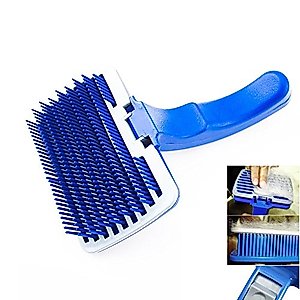 New Pet Dog Cat Grooming Self Cleaning Slicker Brush Comb Shedding Tool Hair Fur by Pet Brushes