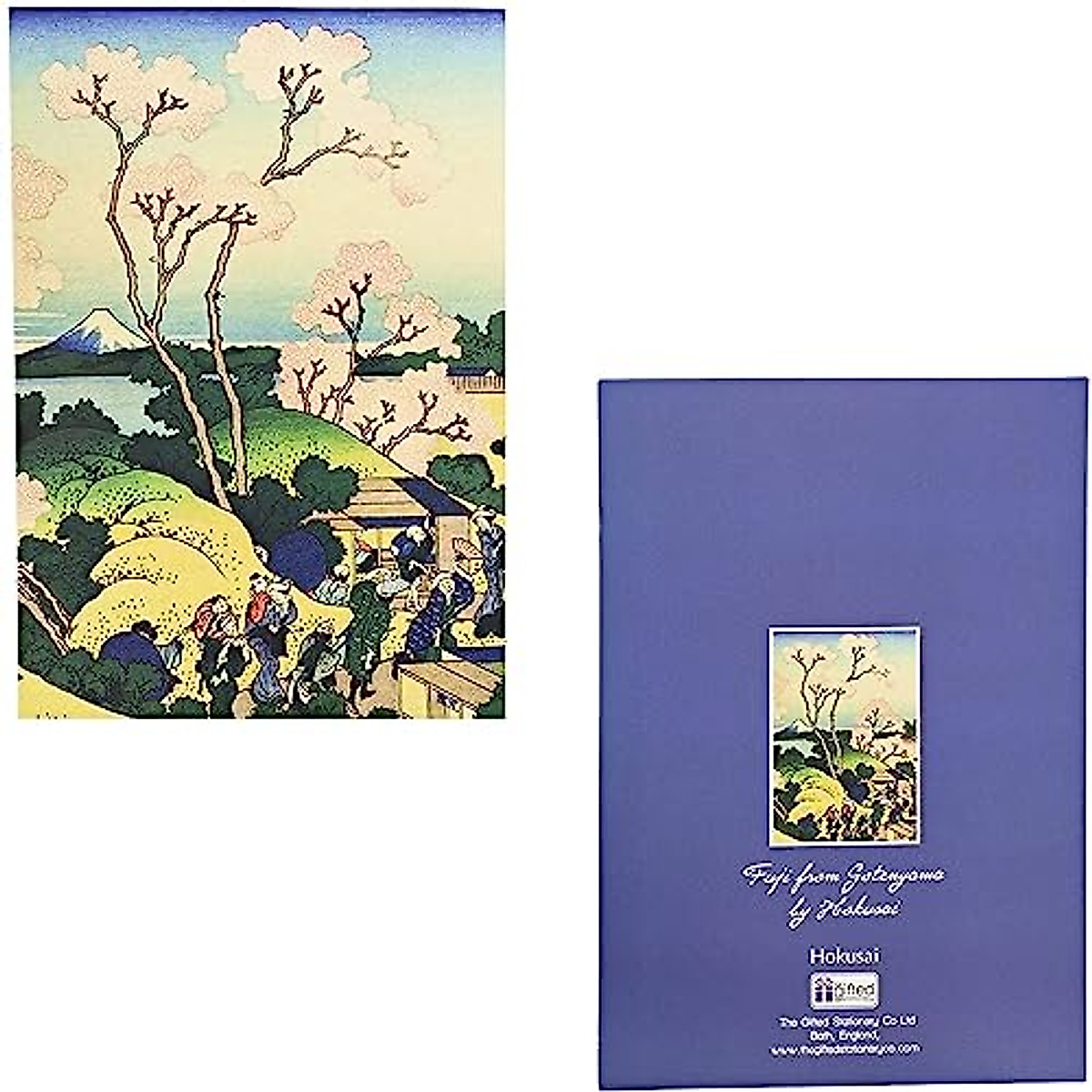 The Gifted Stationery 36-Count Assorted Box All Occasion Greeting Cards with Envelopes, Notecards, Artistic Design Inspired by Japanese Hokusai Painting, 5 x 3.5 in