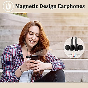 Guguearth Lightning Headphones for iPhone,MFi Certified in-Ear Lightning Earphones for iPhone,Magnetic Earbuds for iPhone with Mic Controller Compatible with iPhone 14 13 12 11Pro Max XR 8 7 (Black)