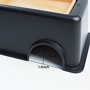 OMEM Reptile Hideout Box with Sink to Increase Humidity and Water Supply