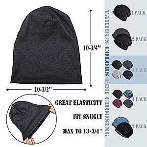 ELLEWIN Slouchy Beanie Hip-Hop Hats Cap for Men Women Soft Lightweight Running Adult Beanie Hats