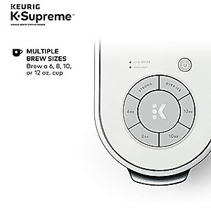 Keurig® K-Supreme Single Serve K-Cup Pod Coffee Maker, MultiStream Technology, White