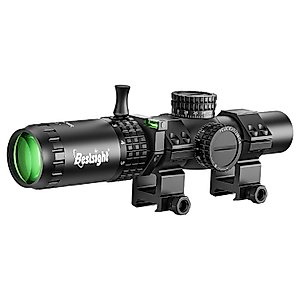 BESTSIGHT 1-5X24 LPVO Rifle Scope,Fully Multi-Coated Lens,Wind and Elevation Adjust, 30mm Diameter,Milling Reticle(Variable Power,sfp,) Low Power Variable Optic Scope (lpvo Scope)
