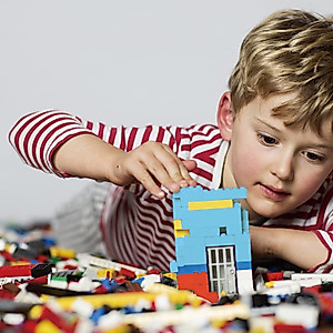 HUIZDQ 1500 Pieces Building Bricks, Classic Bulk Small Blocks, Classic Building Bricks Set Basic Building Blocks Compatible with All Major Brands