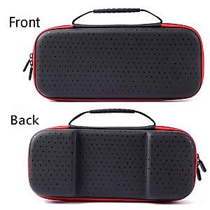 Carrying Case Bag for Asus ROG Ally with [2 Pack] Screen Protector for Asus ROG Ally (2023) RC71L 7 inch - Black