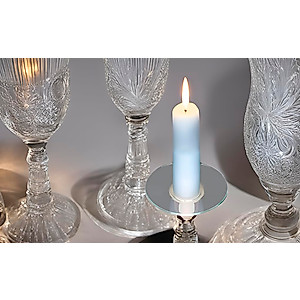 Biedermann & Sons Glass Bobeches, Clear, 12-Count, Piece