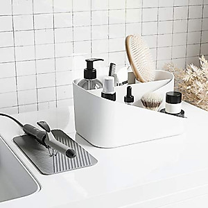 Umbra Glam Cosmetic and Accessory Organizer, Hair Tool, White