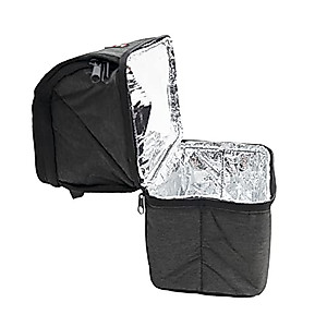 Lava Lunch Patented Heated Lunch Box | Insulated Bag with Microwaveable Heat Packs | 3 Liter Capacity for Meals | Keeps Food Warm for Up To 5 Hours | Gift for Men, Women, & Kids - Dark Grey