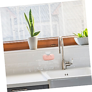 Alipis 2Pcs Magnetic soap Holder Wall Mounted soap Rack soap Holder for Shower Wall Hand soap Container Bath soap Liquid soap draining Holder Hand soap Dispenser abs Tray Storage White