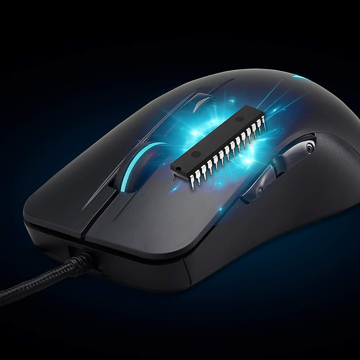 Acer Predator Cestus 310 Gaming Mouse: 4200 On-The-Fly DPI - Breathing Backlit - 6 Button Design - Pixart 3519 Sensor - Black (PMW910)
