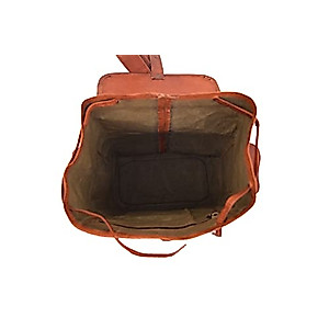 Vintage Leather Backpack For Women/Teen Girls Rucksack, Small 12 Inch Leather Handbag