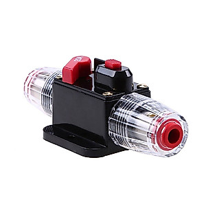 STETION Car Audio 150 Amp Resettable Fuse Circuit Breaker Car Protect for Audio System Fuse 12-24V DC for Car Audio Amps Overload Protection Fuse (150A)