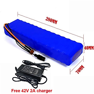 MyNeon 36V 12Ah/14Ah Ebike Battery, 36V E Bike Lithium Battery Pack,with T Connection,for 200W - 750W Motor Electric Bike Motorcycle Scooter,14ah