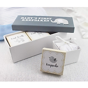 Lillian Rose 3 Piece Baby's First Keepsakes Boxes